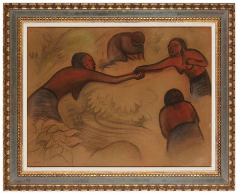 Lot Diego Rivera 1886 1957 Las Banistas De Tehuantepec 1925