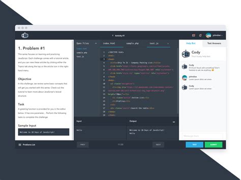 Codechum Ide By Clint Bustrillos On Dribbble