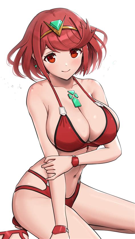 Pyra Xenoblade Chronicles And 2 More Drawn By Gonzarez Danbooru