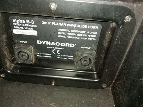 Dynacord Subwoofer Geäuse Gebraucht In Birsfelden Für Chf 29 Nur Abholung Auf Ricardo Kaufen