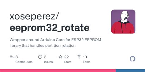 Github Xoseperezeeprom32rotate Wrapper Around Arduino Core For Esp32 Eeprom Library That