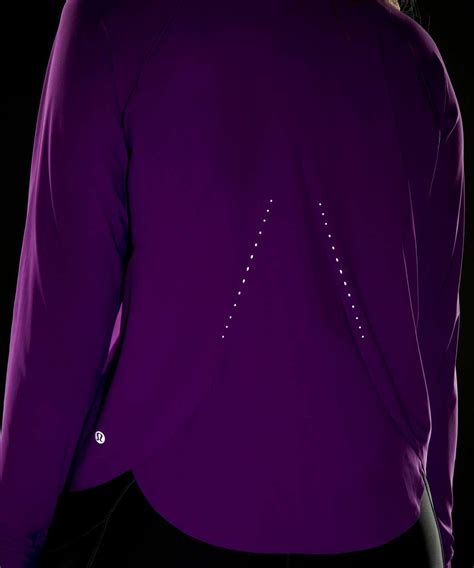 Lululemon Uv Protection Running Long Sleeve Shirt Moonlit Magenta
