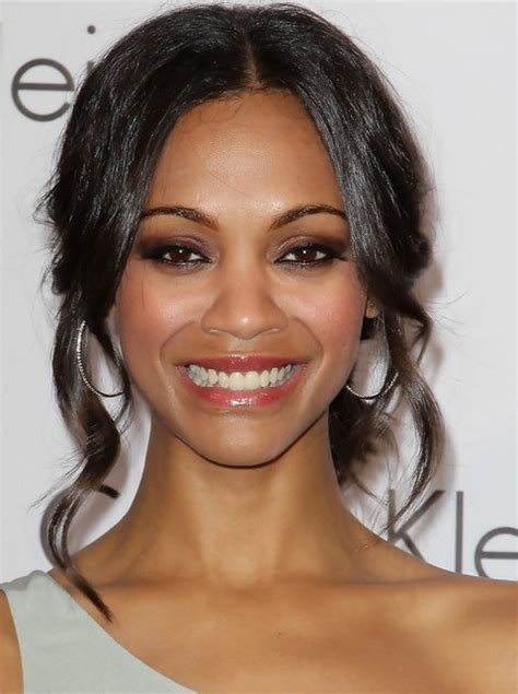 Top 17 Zoe Saldana Hairstyles Pretty Designs