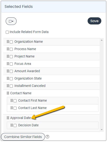 Combine Or Rename Fields In A Data Set Foundant Technologies
