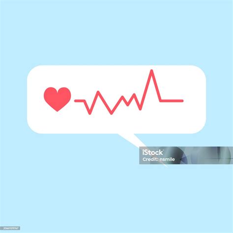 운동할 때 벡터 빨간색 심박수 그래프 환자의 생명을 구하는 개념 흰색 배경에 격리 3차원 형태에 대한 스톡 벡터 아트 및 기타