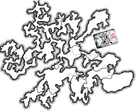 Free Map 020 A Complex Cave System Frugal Gm