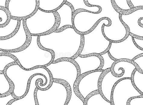 Abstract Decorative Vector Seamless Background With Ornamental Figured