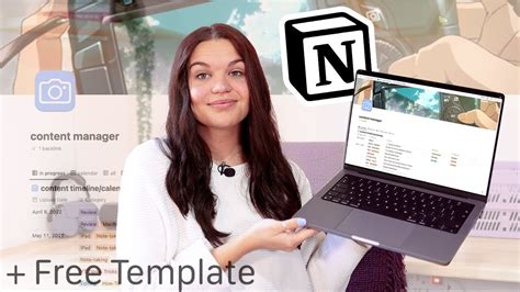 How I Plan My Content In Notion 💻 Free Template Youtube