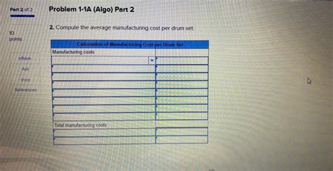 solved required information problem 1 1a algo classifying