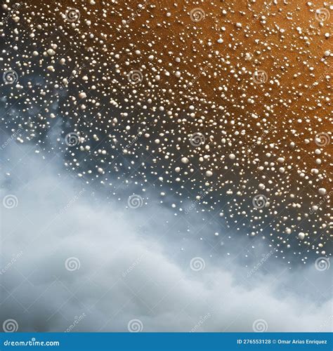 A Bubbly And Foaming Texture With Carbonated Drinks And Frothy Coffee4 Generative Ai Stock