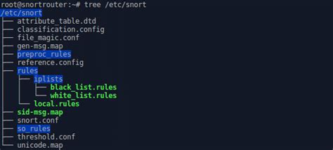 File Structure Of Snort When Installed From Source Download