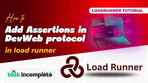 How To Add Assertions In Devweb Protocol In Loadrunner Youtube
