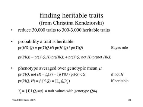 Ppt Bayesian Analysis Of Microarray Traits Powerpoint Presentation
