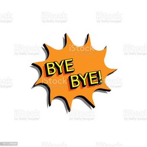 식 텍스트 안녕히와 만화 연설 거품이 있다입니다 레트로 팝 아트 스타일 절연 벡터 밝은 동적 만화 일러스트 레이 션 분리에 대한