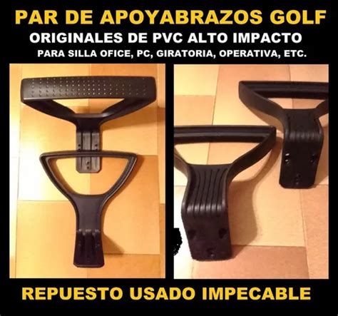 Repuesto 2 Apoyabrazos Golf Silla Oficina Belgrano Mercadolibre