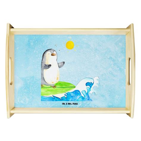 Mr And Mrs Panda Tablett Pinguin Surfer Eisblau Geschenk Surfen