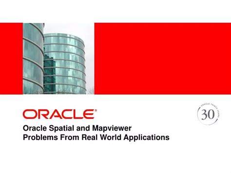 ppt oracle spatial and mapviewer problems from real world applications powerpoint presentation