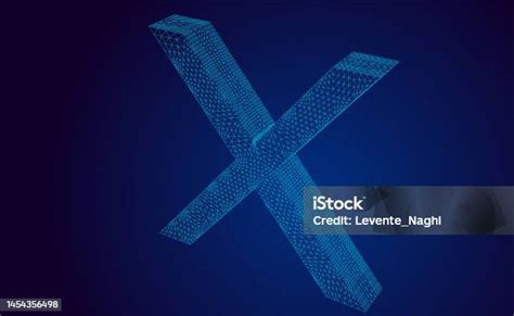 3d X 문자 와이어프레임의 벡터 그림 가능성에 대한 스톡 벡터 아트 및 기타 이미지 가능성 가상현실 개념 Istock