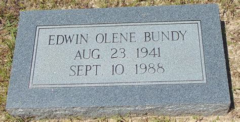 Edwin Olean Bundy 1941 1988 Find A Grave Memorial