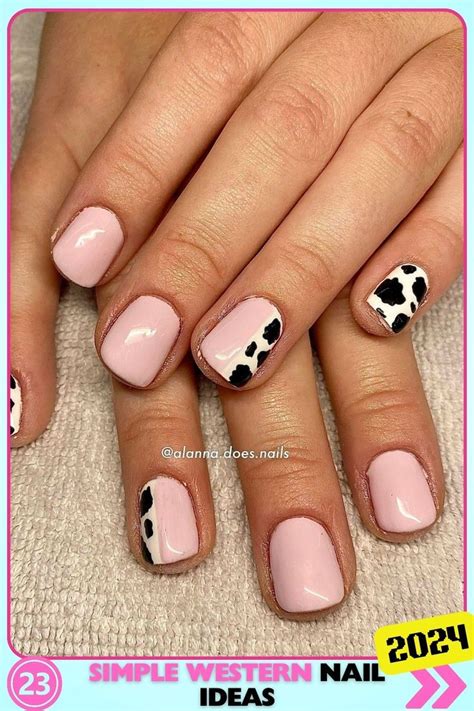 23 Simple Western Nail Trends For 2024 Western Nails Coffin Nails