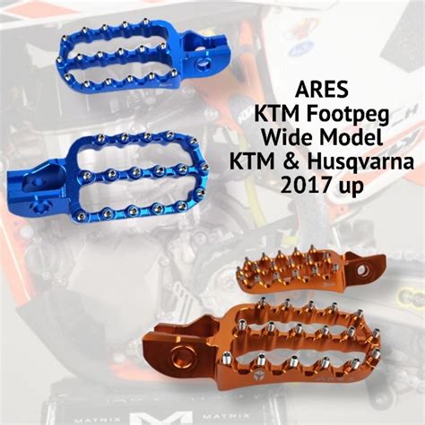 Jual Footstep Ktm Husqvarna Wide Ares 2017 Up Shopee Indonesia