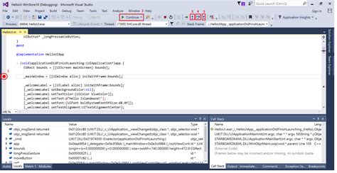 Debugging Microsoft Winobjc Wiki Github