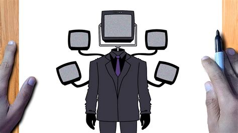 Como Dibujar A Toilet Skibidi Man De Skibidi Toilet FÁcil Paso A Paso