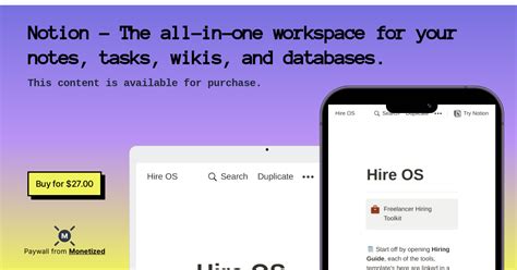 Notion The All In One Workspace For Your Notes Tasks Wikis And Databases • Monetized