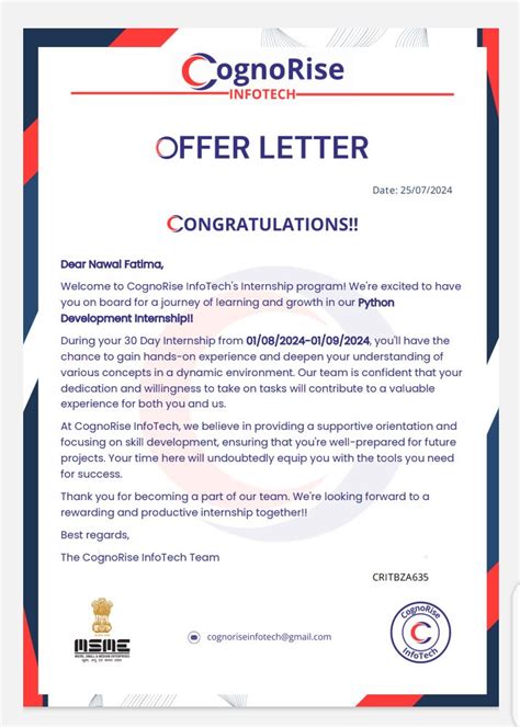 Nawal Fatima On Linkedin Pythondeveloper Internship