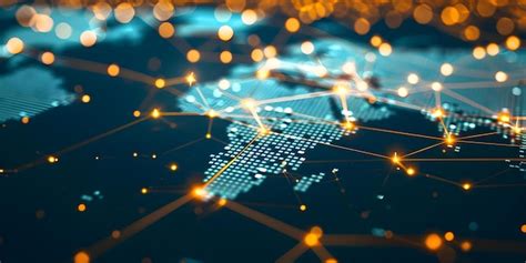 Mapping Technology Connectivity And Data Transfer Business In Africa Concept Technology