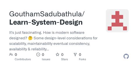 Github Gouthamsadubathulalearn System Design Its Just Fascinating How Is Modern Software