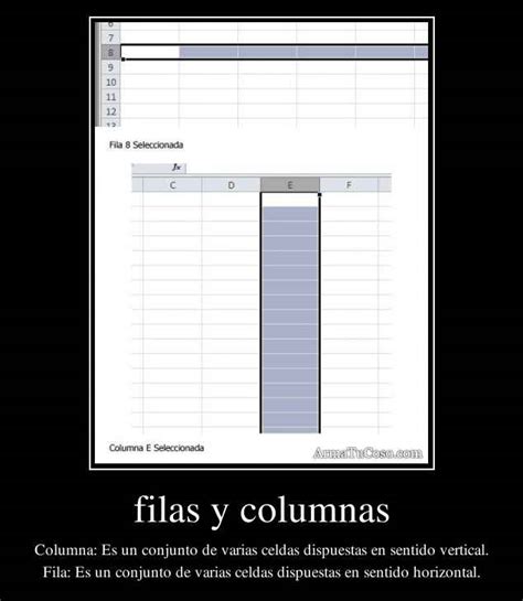Filas Y Columnas