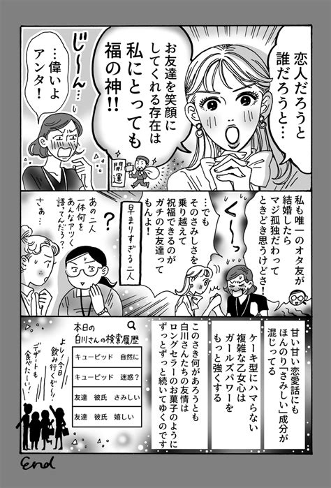 「白川さんのメンタル強めメッセージ💌 ヘコんだ気持ちを温める編🍀 」獅子🎀白川さん5巻🎉単行本累計70万部突破御礼の漫画