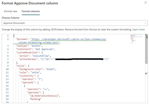 Trigger Approval Flow With Sharepoint Column Formatting