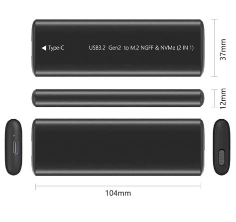 Icoolax Portable Ssd Ngff Nvme Dual Protocol 1tb 2tb High Performance