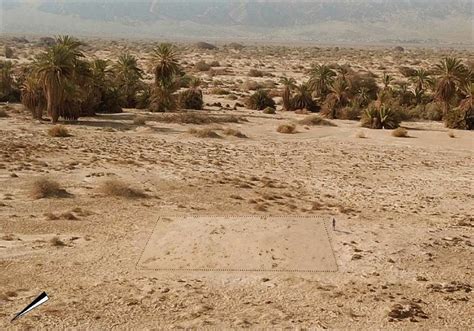 Remains Of A Building In The Form Of A Low Mound Near The Yotvata