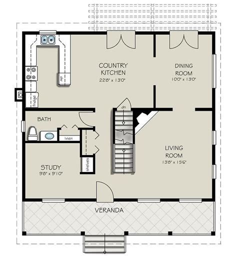 Designing A Functional Floor Plan For Your Square House House Plans