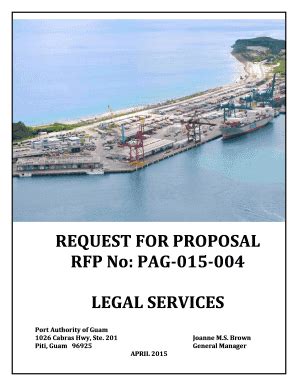 Fillable Online RFP No PAG015004 Fax Email Print PdfFiller
