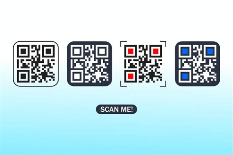Premium Vector Qr Code Set Template Of Frames With Text Scan Me And Qr Code