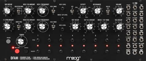 Moog Music Inc Dfam Drummer From Another Mother Eurorack Module On