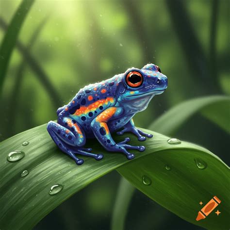 Frog With Arrows Showing Water Movement In Hypertonic Solution