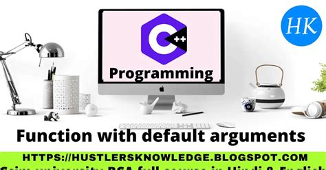 Function With Default Arguments In C