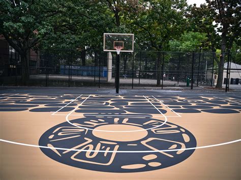 Refurbishment Project For Nyc Parks Greg Marius Court At Holcombe