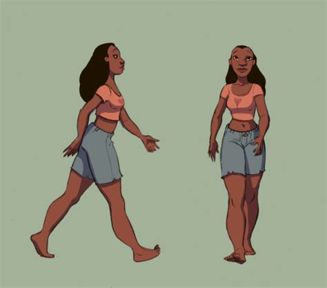 Female Walk Cycle Reference