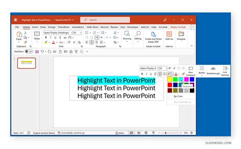 How To Highlight Text In Powerpoint Quick Guide Step By Step