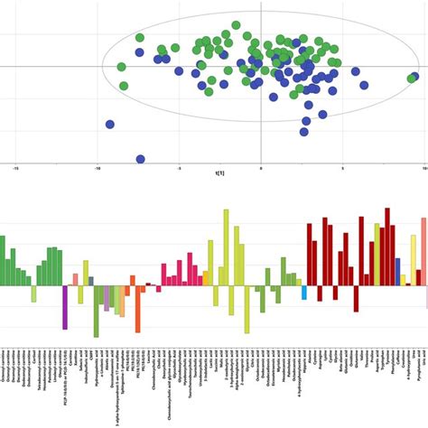 Lipid Profiling A Pca Score Plot On Lipidomics Data With Samples