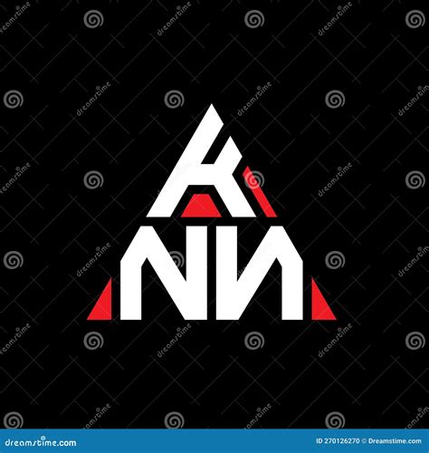 Knn Triangle Letter Logo Design With Triangle Shape Knn Triangle Logo Design Monogram Knn