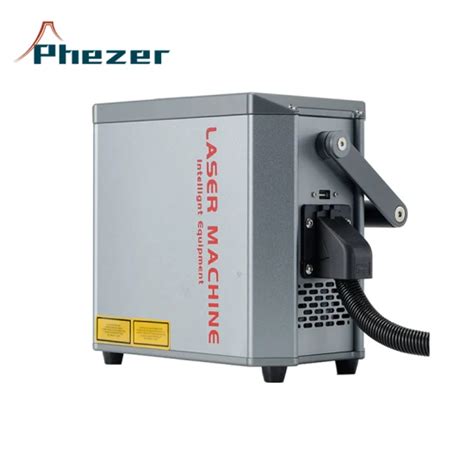 20w 30w 50w Mini Hand Held Engraving Machine For Metal Qr Code Image Etching Logo Print Marker