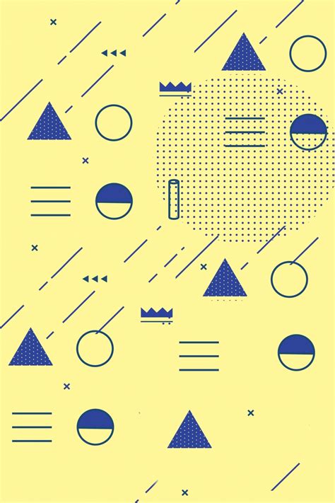 기하학 노랑색 선 멤피스 패턴 배경 화면 및 일러스트 무료 다운로드 Pngtree