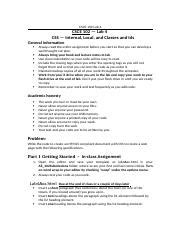 102lab4 3 Doc CSCE 102 Lab 4 CSCE 102 Lab 4 CSS Internal Local And Classes And Ids